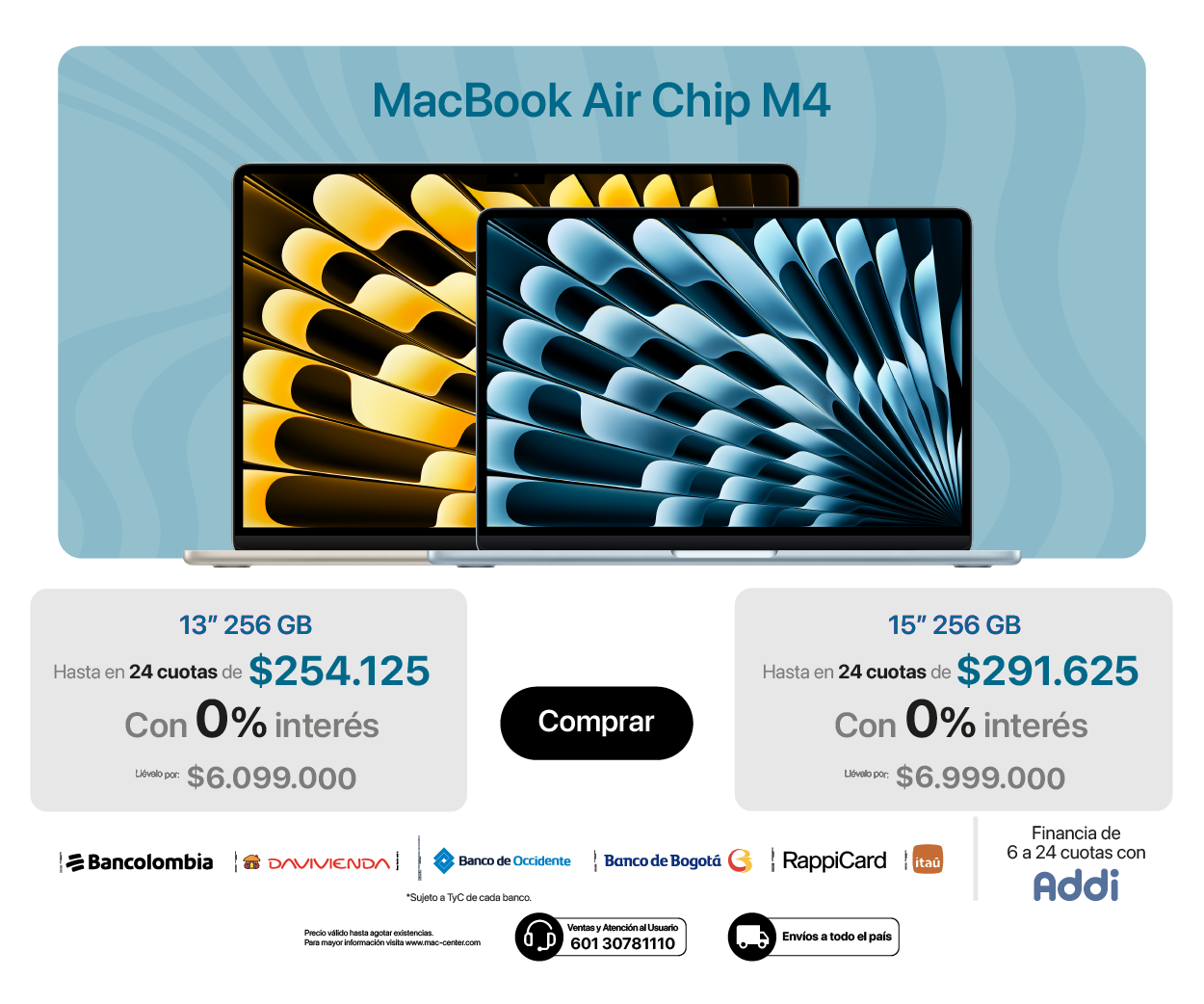 Encuentra el MacBook perfecto para ti – Mac Center Colombia