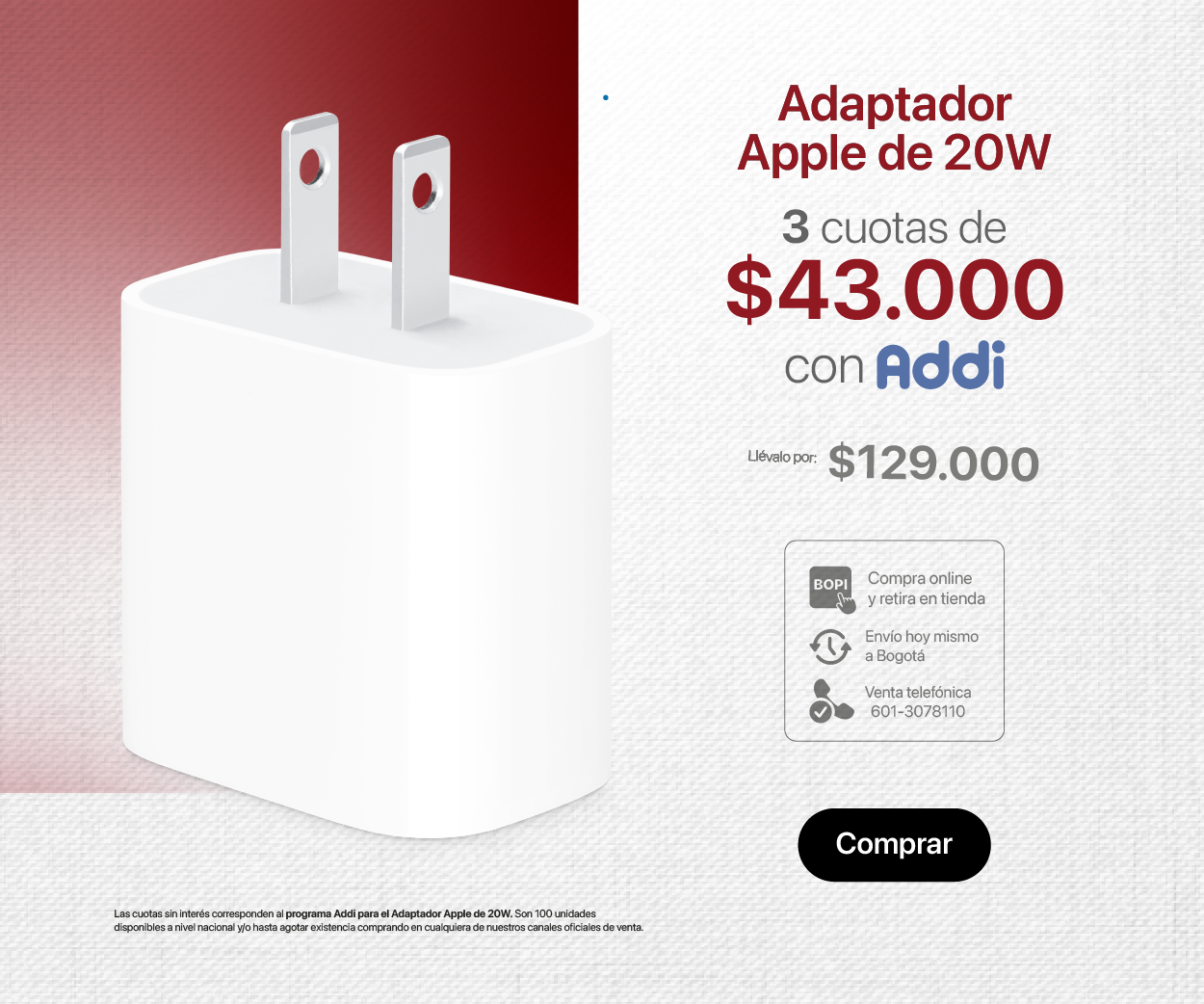 Promoción Davivienda Plan 0es3 – Mac Center Colombia