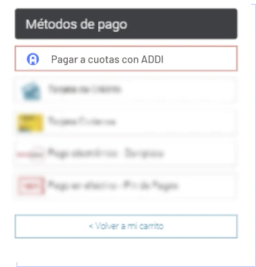 Compra aquí con Addi tus productos favoritos