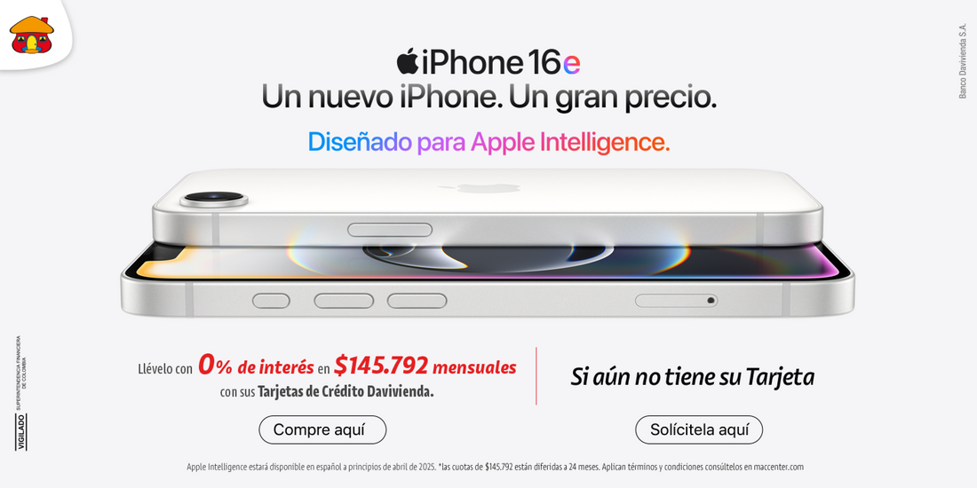 Tarjeta Davivienda 0es3 | Mac Center Colombia