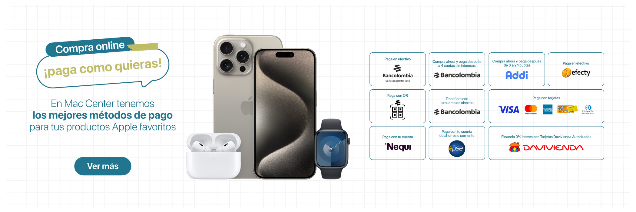 Conoce nuestros beneficios | Mac Center Colombia