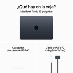 MacBook Air M3 256 GB 13" color Azul medianoche | Mac Center – Mac ...