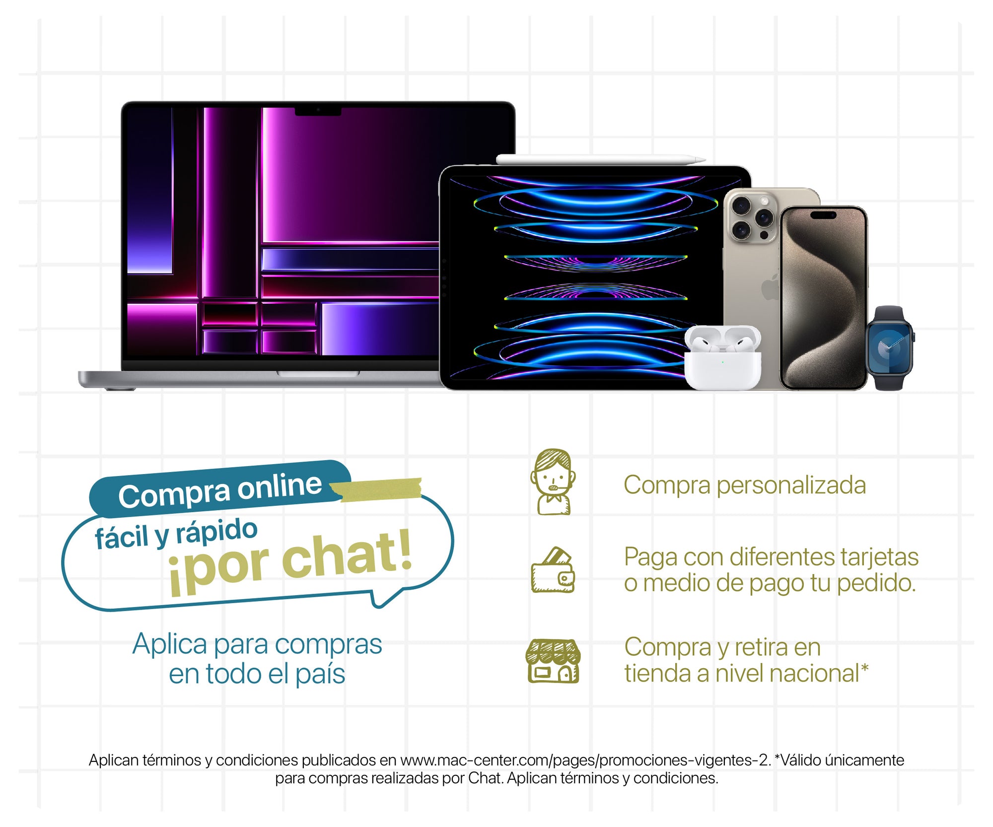 Conoce nuestros beneficios | Mac Center Colombia