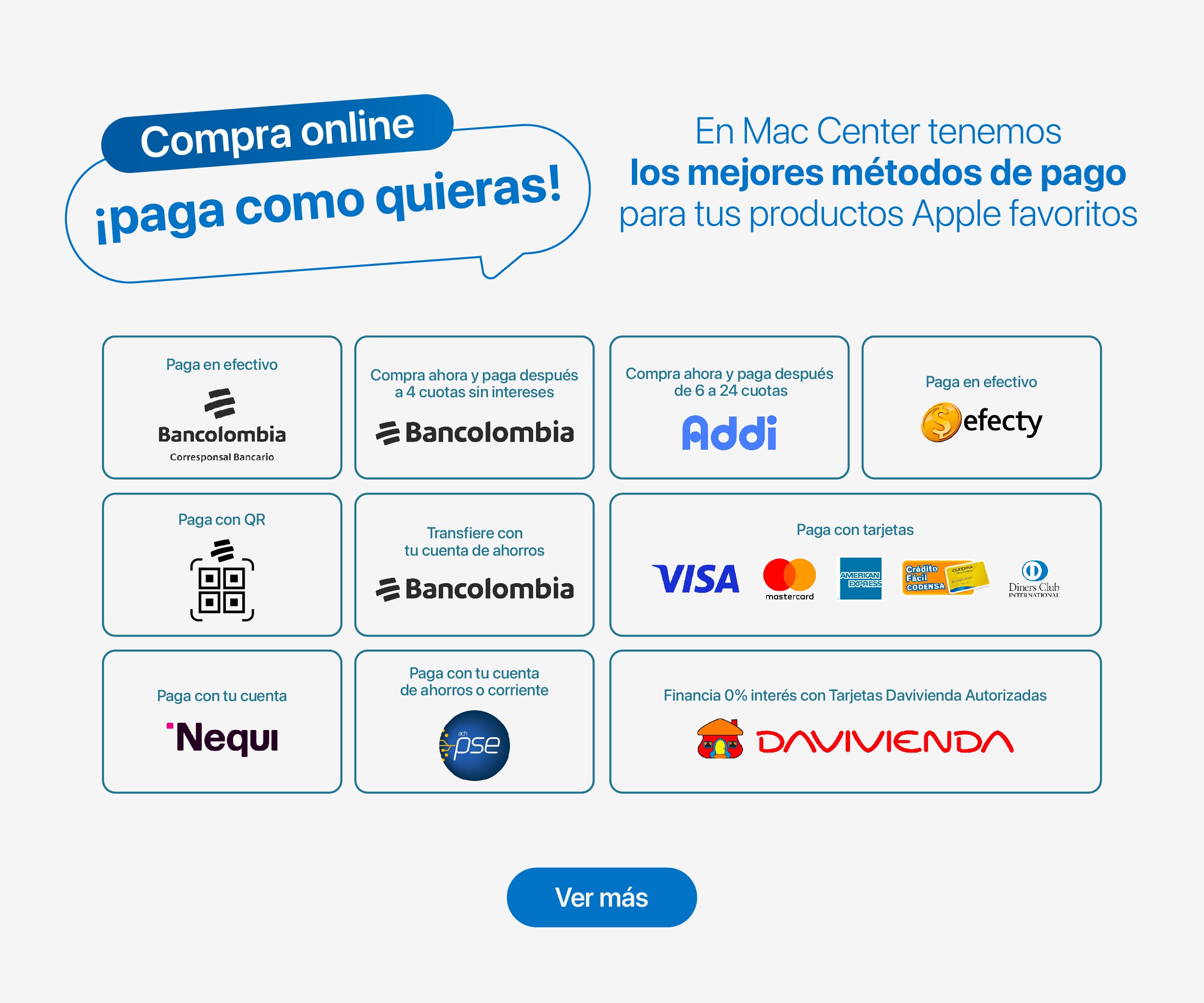 Beneficios Mac Center