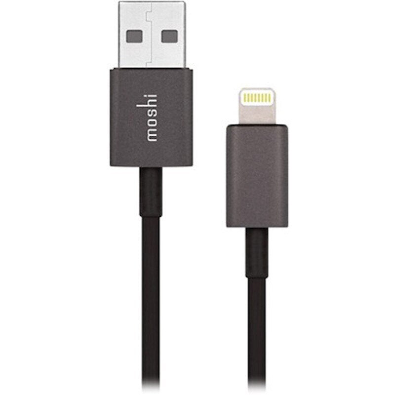 Cable MOSHI USB-A a Lightning 1m - Negro | Mac Center
